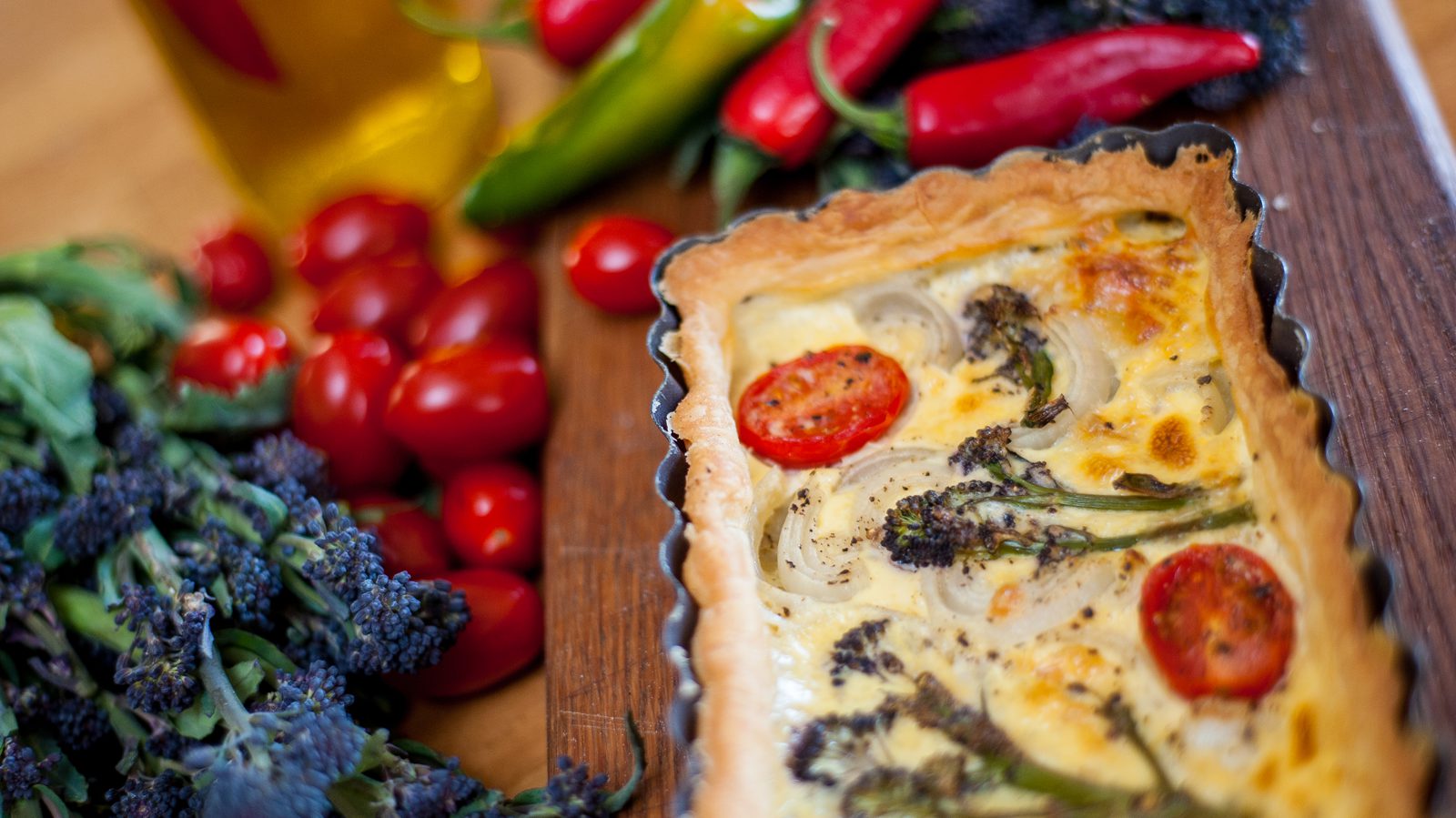 Super Simple Summer Quiche - Y Sied